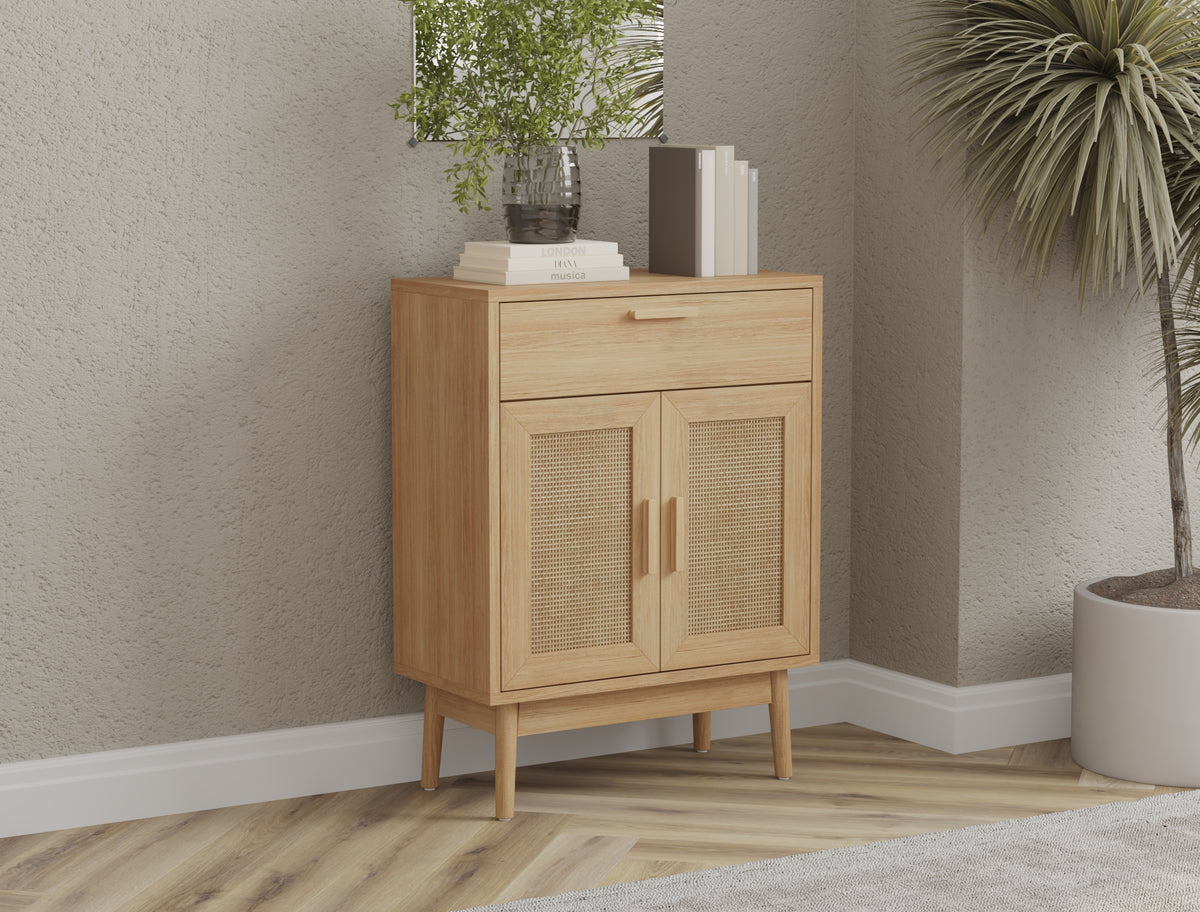 Miller Rattan 2 Doors Sideboard Chest of Drawers — ISAAK