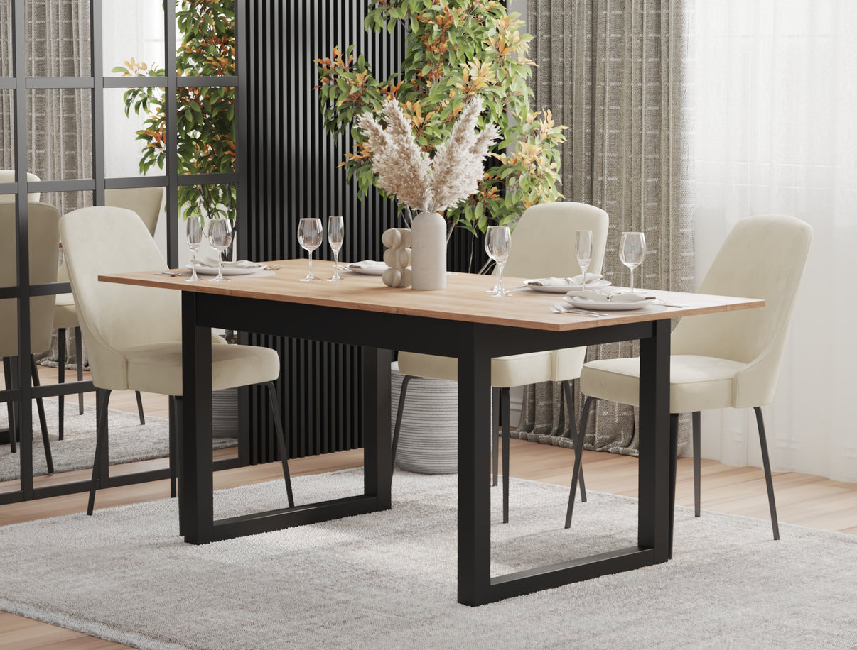 Ivory Extendable Dining Table 140 - 180cm – ISAAK