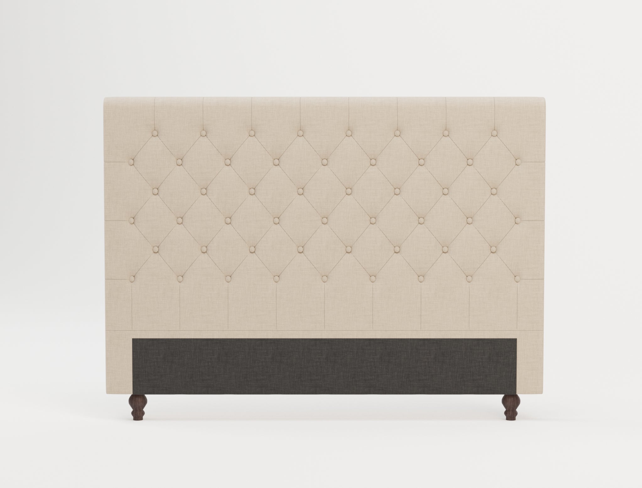 Bellatrix Beige White Oak Bed Head — ISAAK